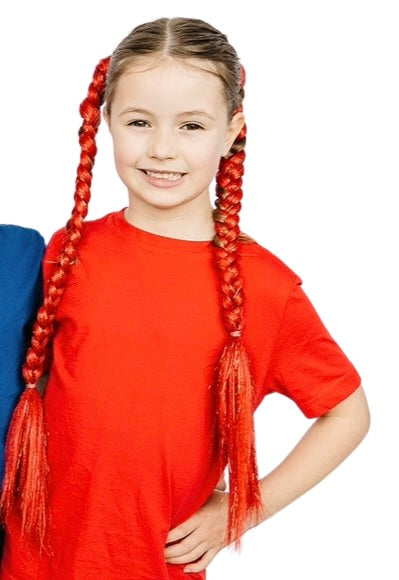 Red shimmer braid set – braidinstyle