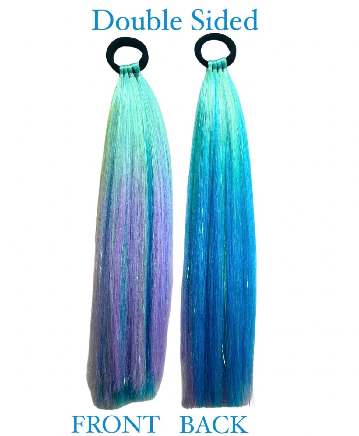 Ocean Mermaid MINI Shimmer double sided braid set 30cm – braidinstyle